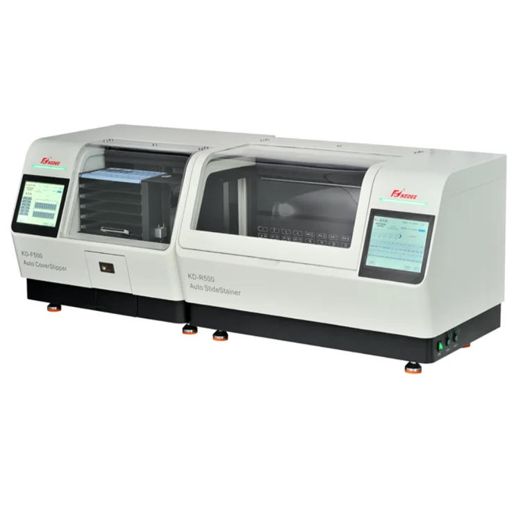 China automatic tissue stain histology pathology automatic stain slide ...