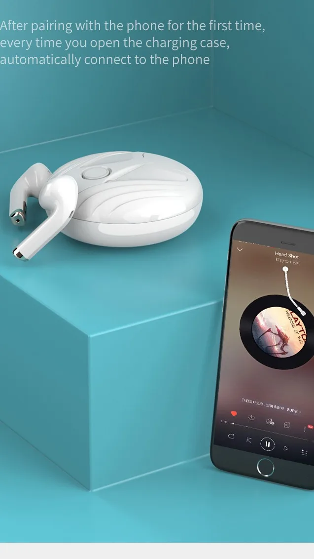 2022 Cool Tws Angel Wings In-ear Bluetooth Headset True Wireless Sports ...