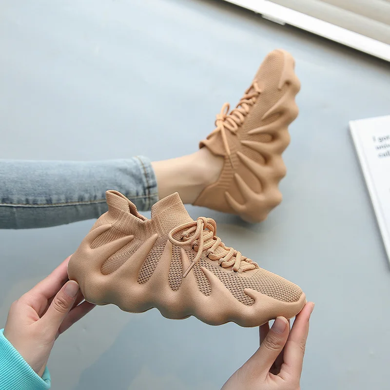Women Yezi 450 Solid Color Cinder Resins Sulfur Size Man Unisex Sneaker ...