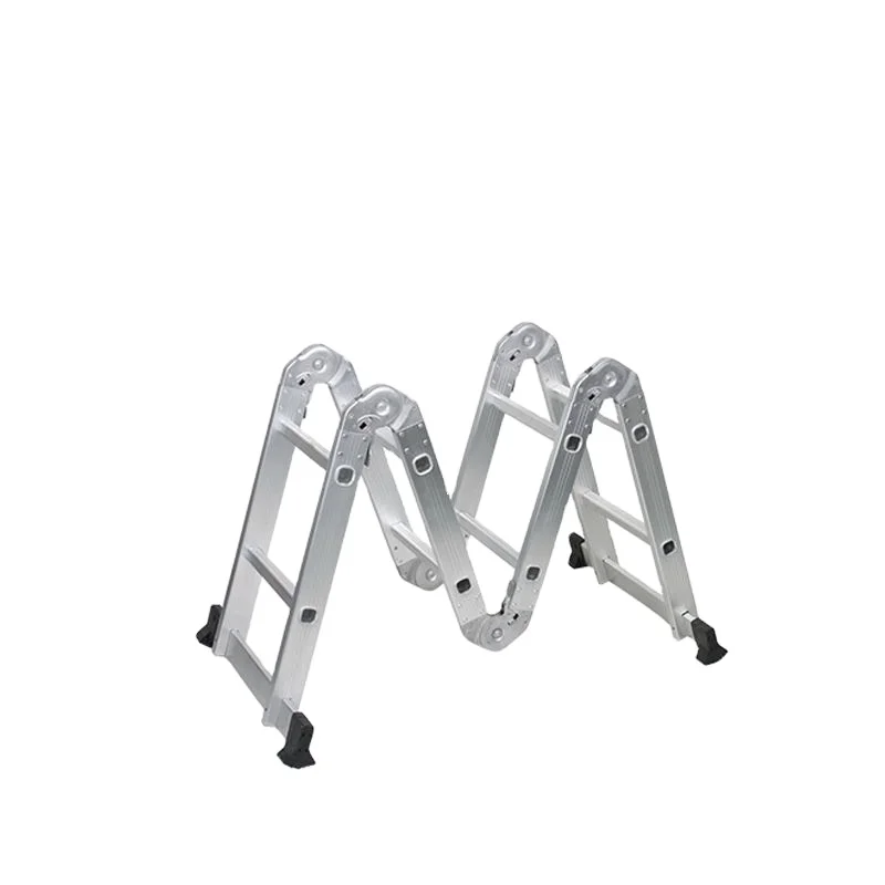 SUNWAY Aluminium Folding Ladder of Small Hinge 4X2 Multi-Purpose Ladder ...