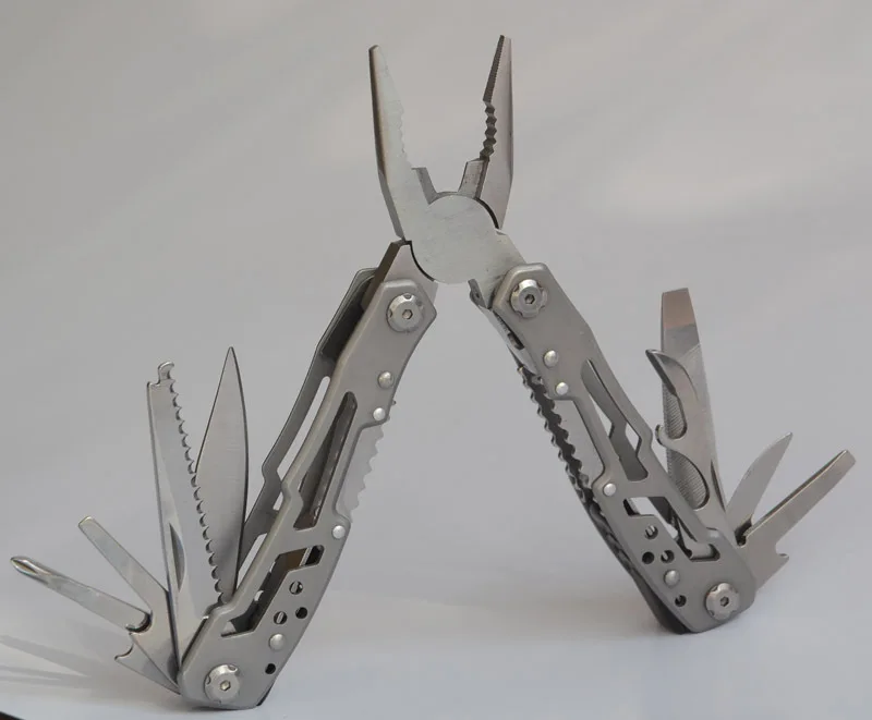 Multifunction Folding Multitool - Versatile Stainless Steel