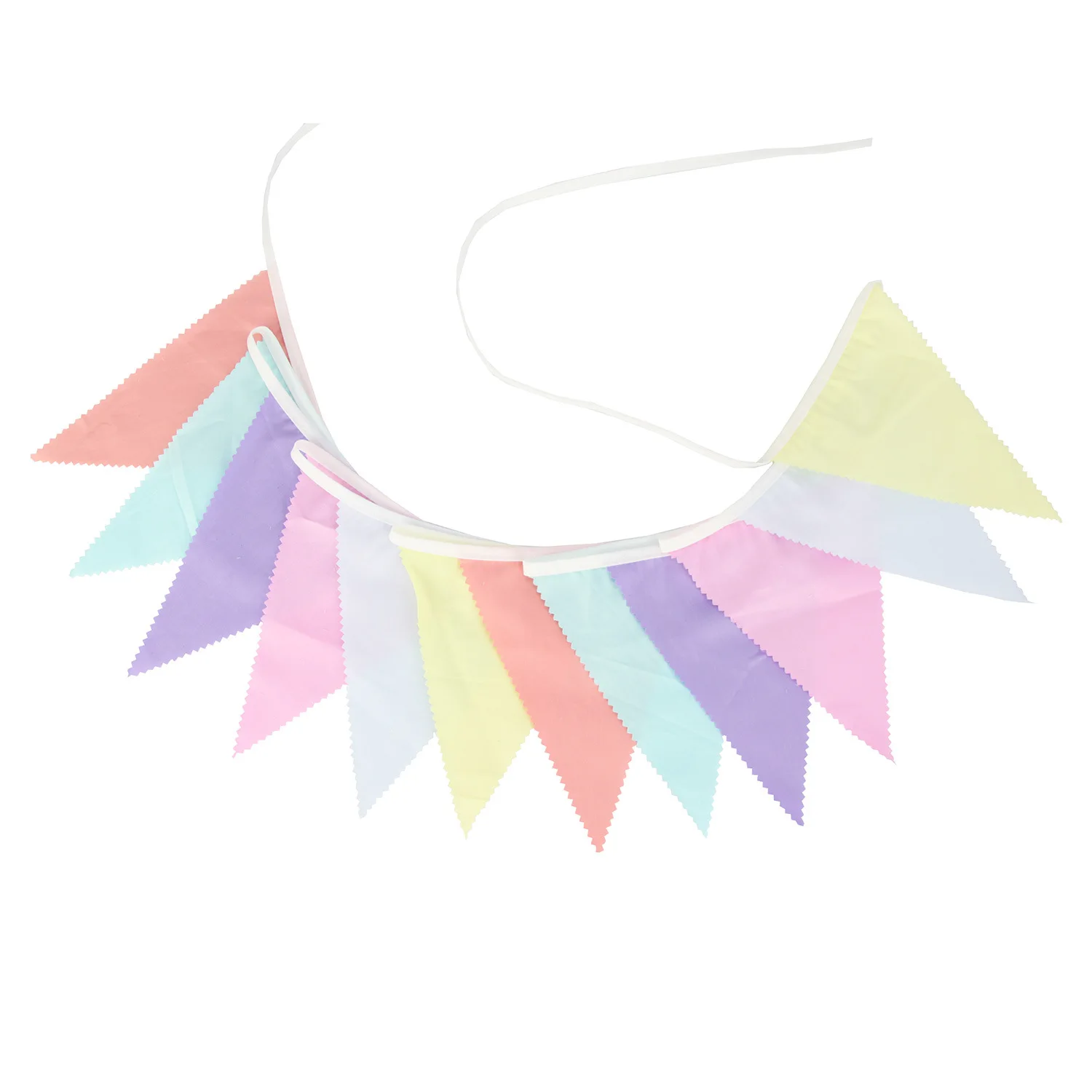 Pastel Pennant Banner Clip Art