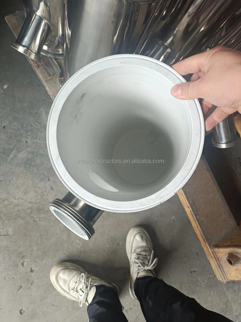 Ss304 Jacketed Solvent Tank With Cooling Coil With Ptfe Coating - Buy ...