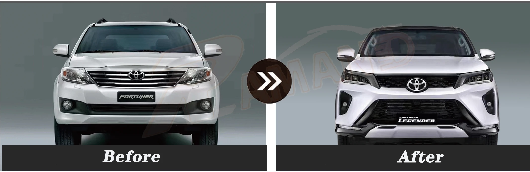 Body Kit Accessories For Fortuner 2012 2013 2014 2015 Convert To ...