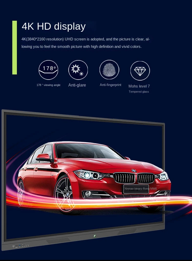 75 Inch Interactive Whiteboard Smart Board Touch Screen Monitor Factory ...