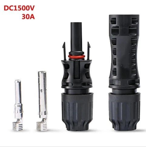 Panel Mount Solar Connector Solar Photovoltaic 4 Bulkhead Pv Connector ...