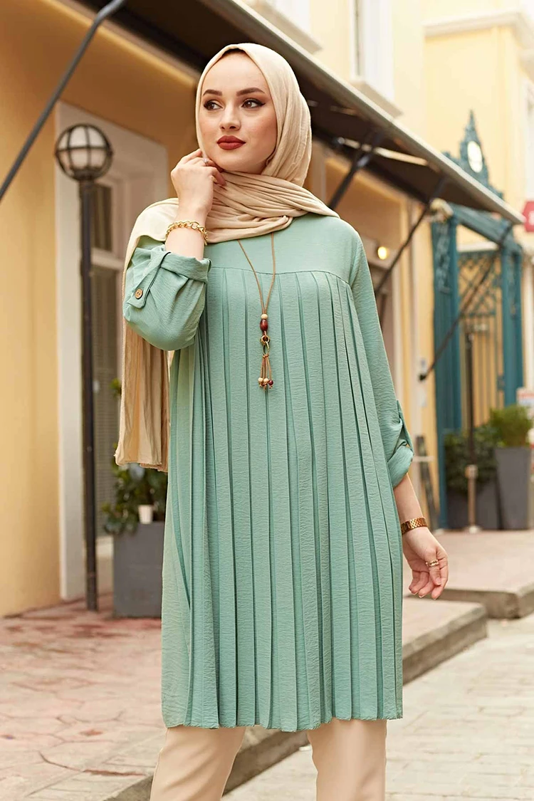 Shop Islamic Muslim Women Blouses - Casual 5XL Plus Size