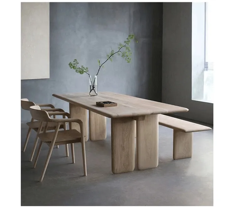 Nordic Rectangle Shaped Dining Table - Modern & Stylish