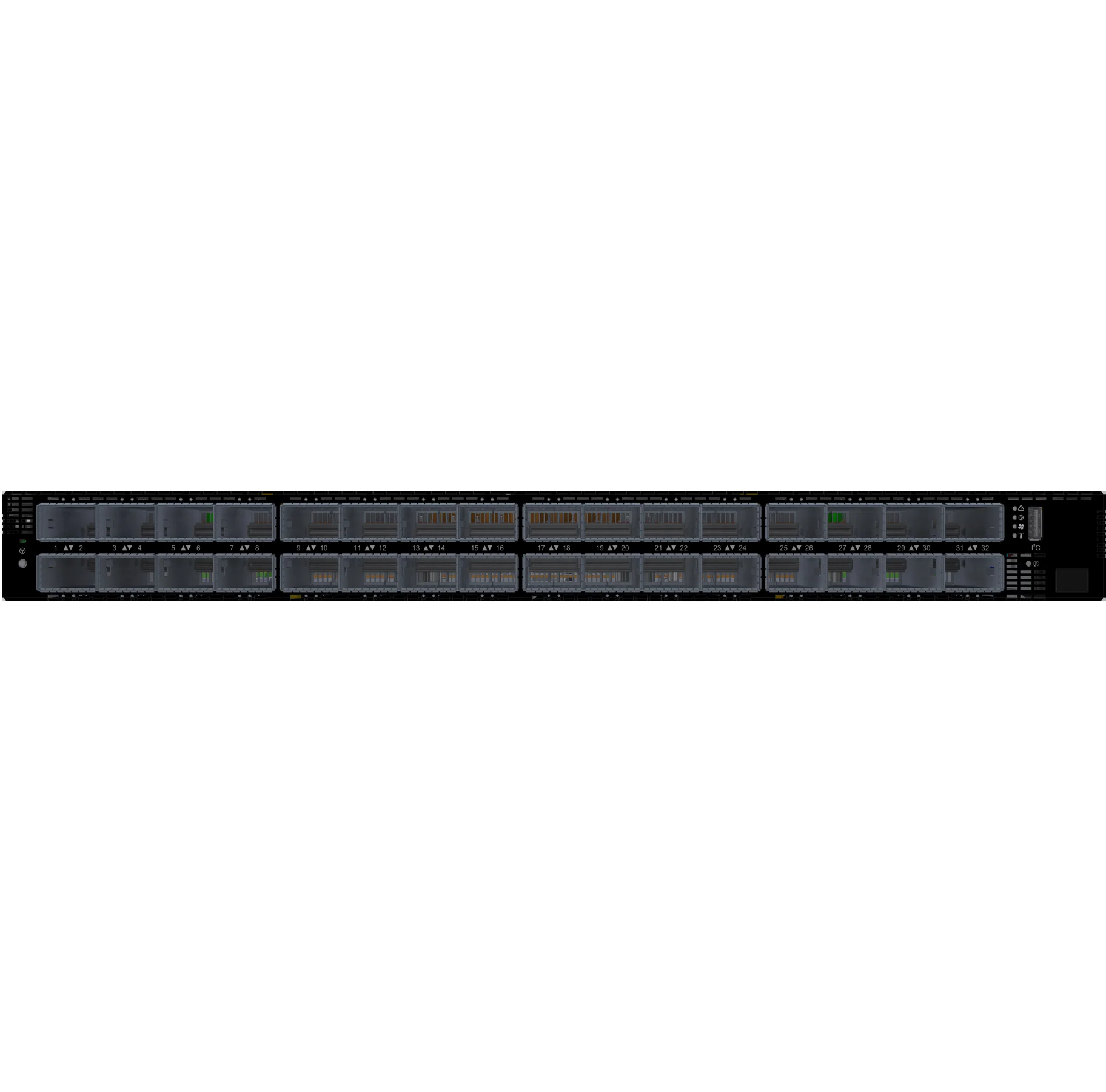 Quantum-2 Mqm9700 Qm9700 Series 64 Ndr Ports 400gb/s 32 Osfp Ports Infiniband Smart Network ...