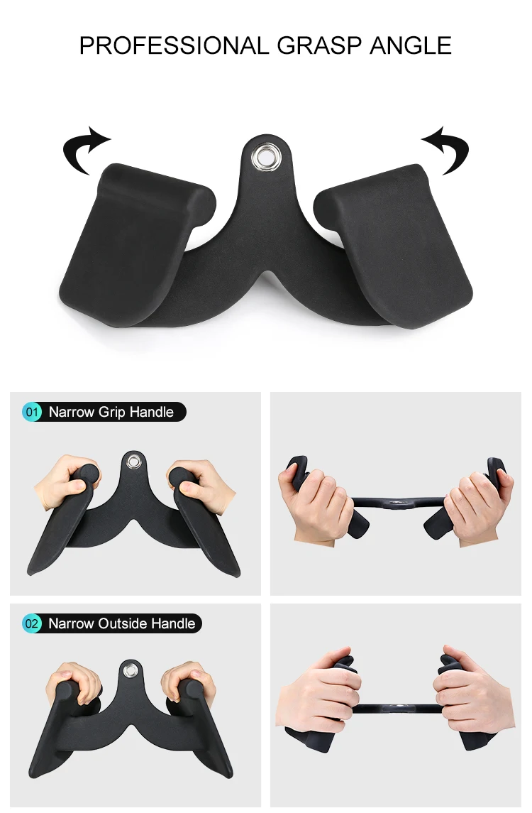 Gym Equipment Pull down Accessories Mag Grips Multi Handle