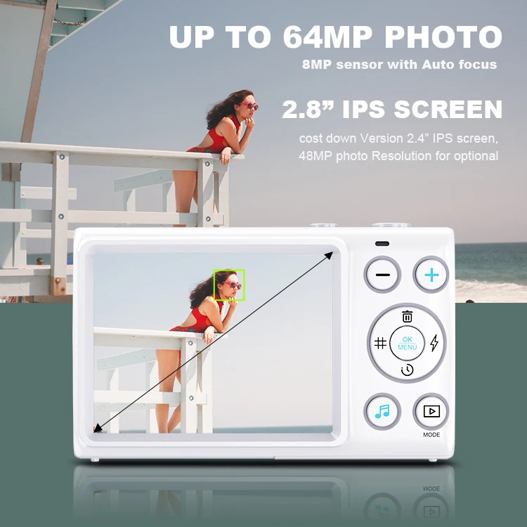 Small Buy 8MP CMOS Camera - 4K Video & 64MP Still Images