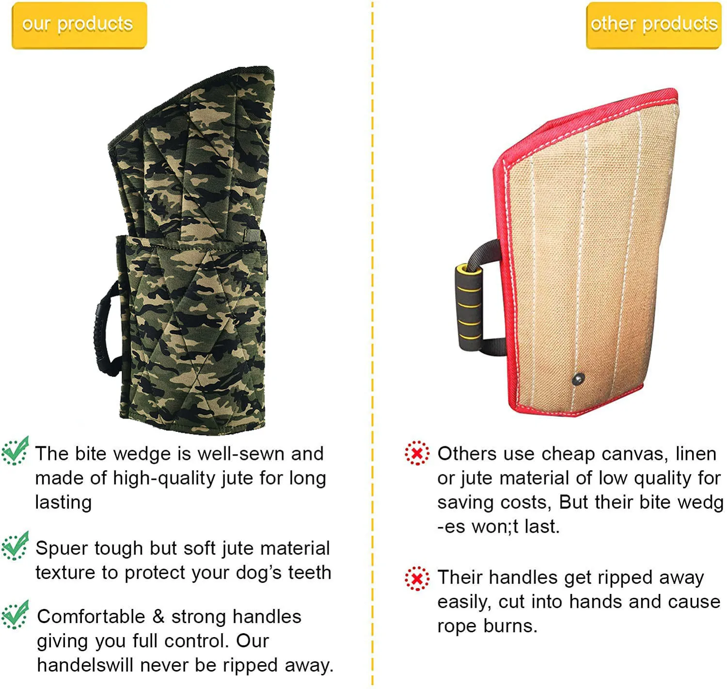 Pet Dog Training Protection Sleeve Dog Protection Bumper Police Dog ...