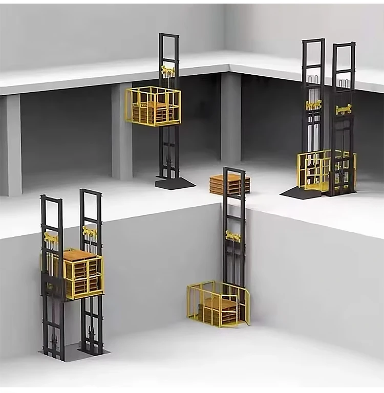 Construction Lift Tables Freight Elevator Goods Lift Hydraulic Cargo ...