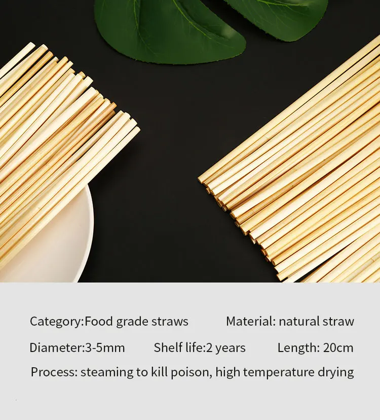 Eco Friendly Natural Wheat Straw Organic Wheat Drinking Straw 100% ...