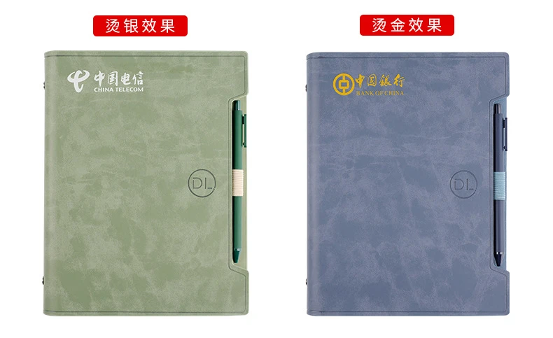 Simple Retro Leather Notepad Creative Multi-function Loose-leaf 6-hole ...