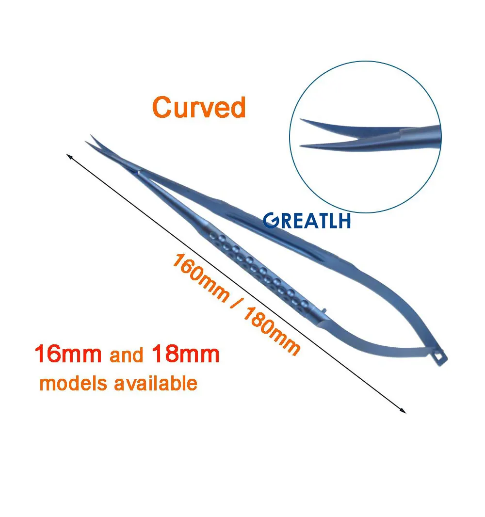 Surgical Instruments Titanium Ophthalmic Tissue Forceps Needle Holder ...