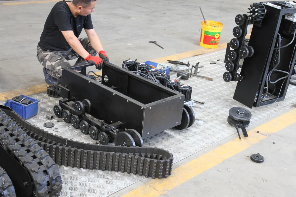 Heavy Duty Robot Rubber Track for UGV Robots - 130x50x44