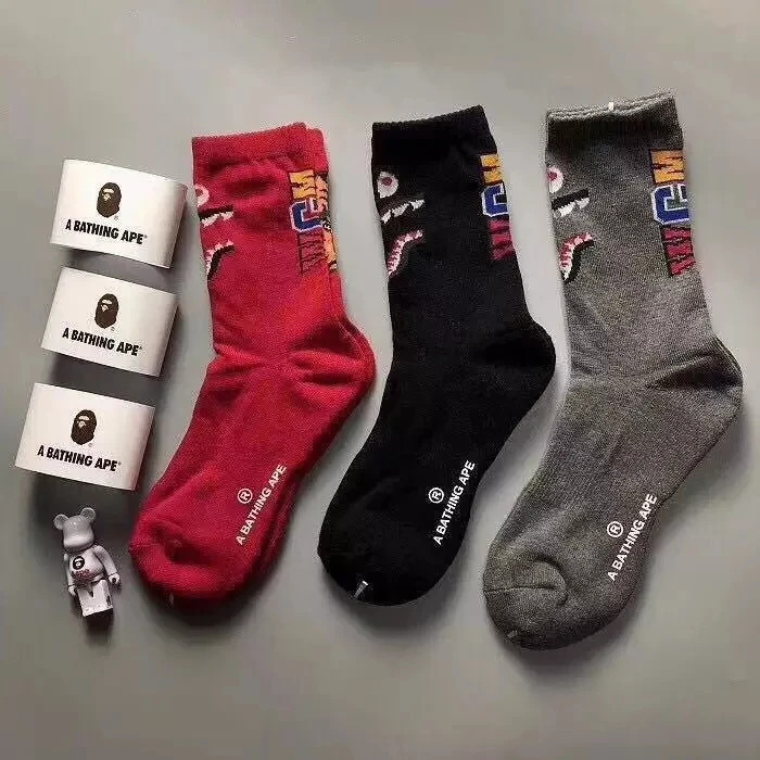 New Hot Sale Bape High Socks Red Blue Army Green Camouflage Hose For ...