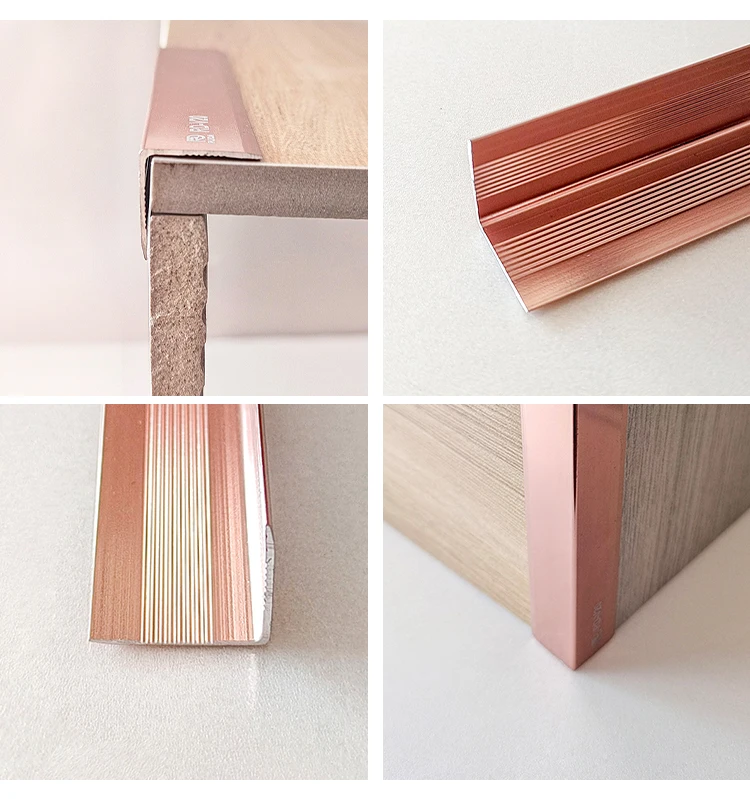 L Profile Shaped Metal Trim Aluminum Protection Mirror Decorative ...