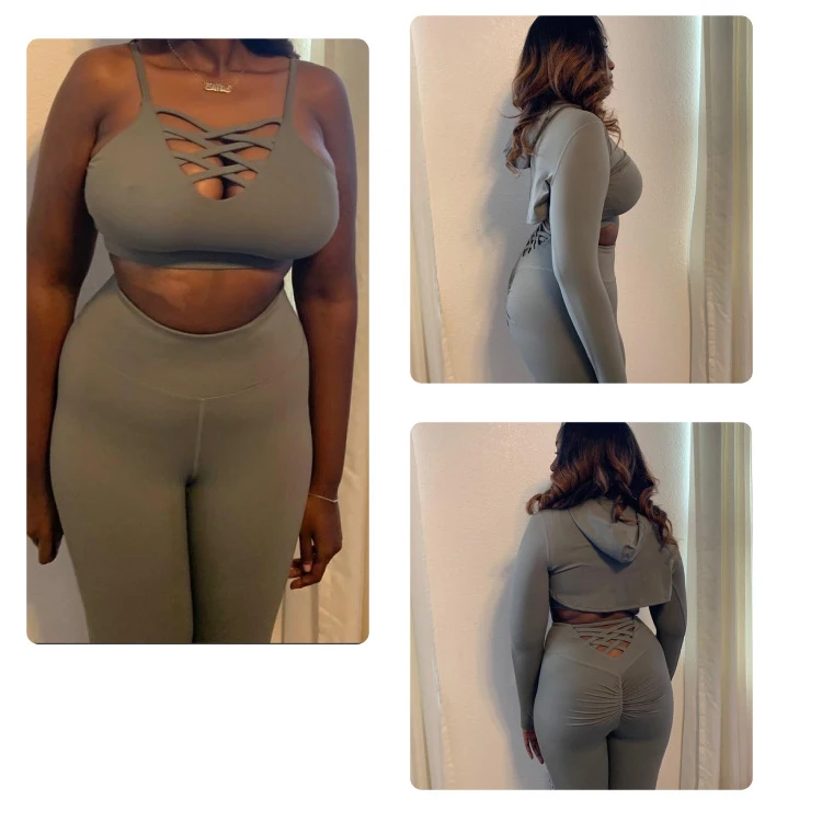 Fitness Yoga Sets - Women's Sports Apparel by Serand Mido