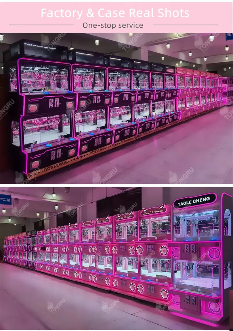 One-stop Design Mega Mini Claw Machine Prizes Stuffed Animals Crane Toy ...