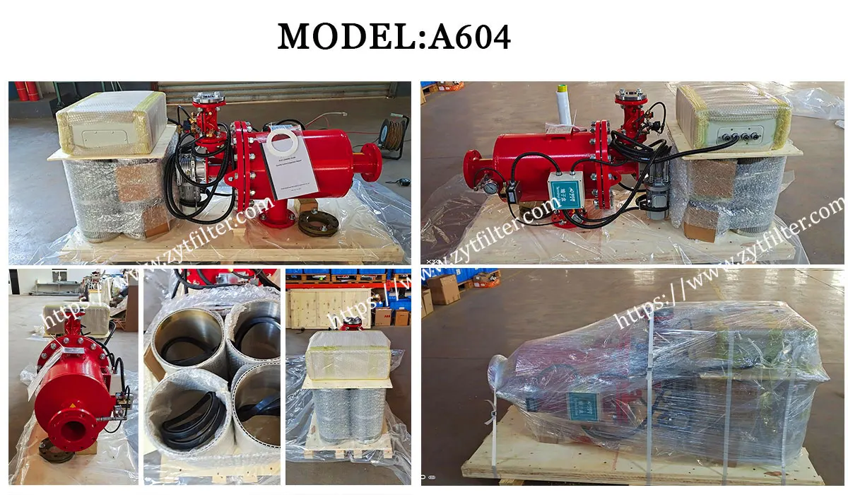 AIGER 20-30s Backwash Time Vertical Self Cleaning Screen Filter ...