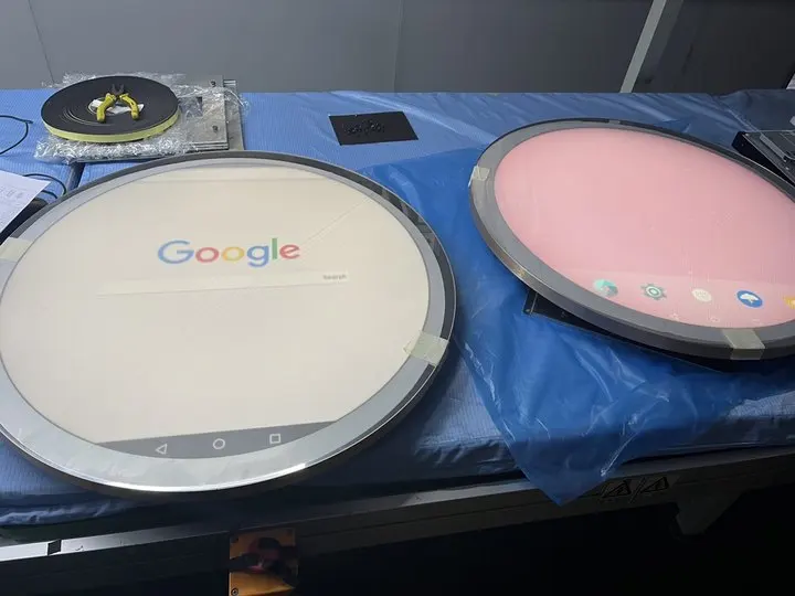 23.6 Inch Android Round Shaped Advertising Digital Signage Player Tft ...