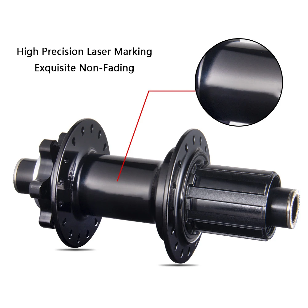 6 Pawls Cycle Hub Thru Qr Aluminum Sealed Hubs Front Rear 32 Holes Disc ...