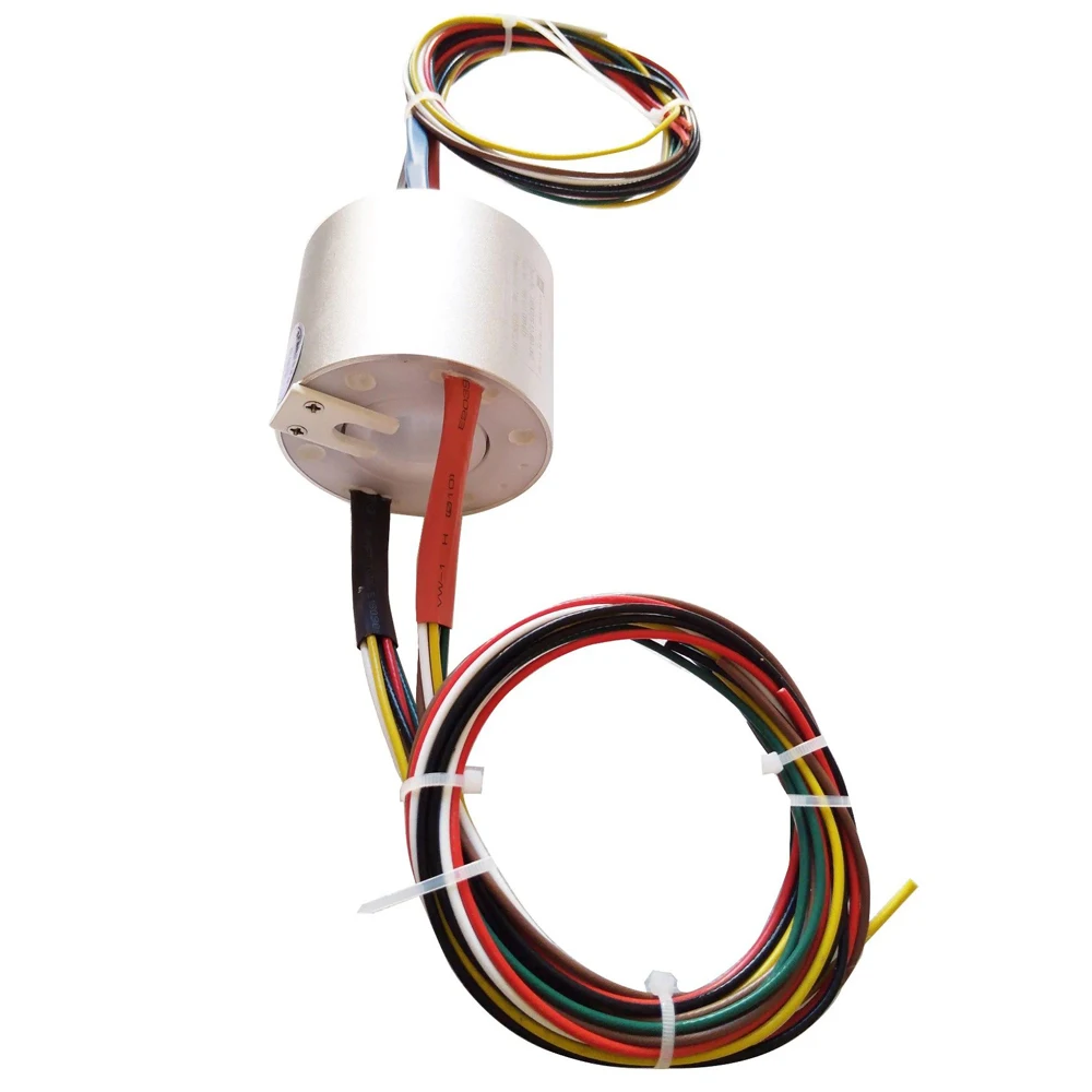 25.4mm 30mm Through Hole Slip Ring 6//12/16/18/24 Wires 5a 10a Bore ...