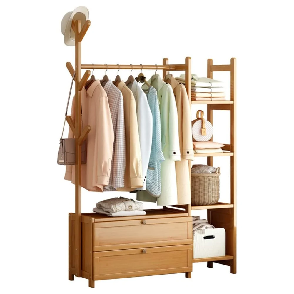 Vertical Hanger Heavy Coat Display Rack Storage Finishing Open Wardrobe ...