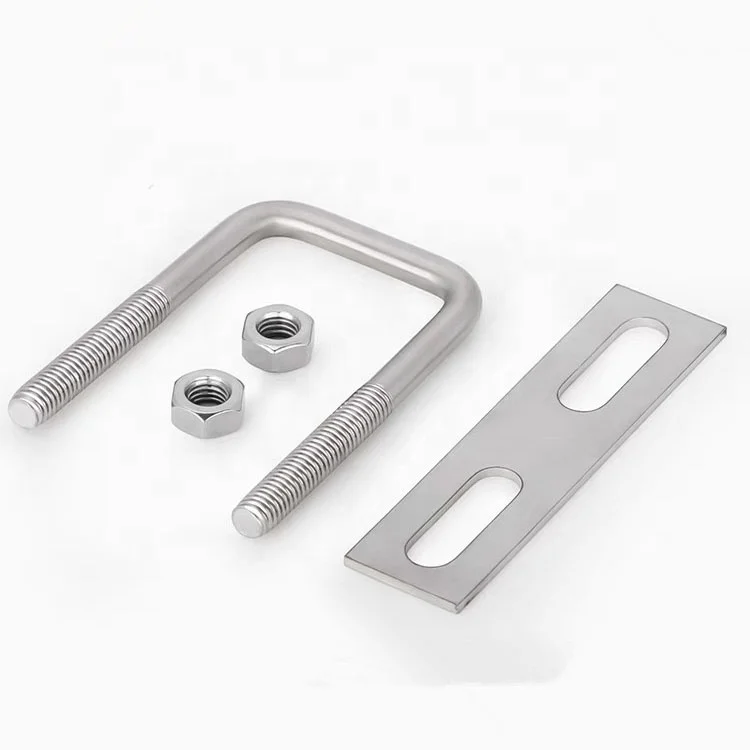 Photovoltaic U-bolt U-bolt Pre-buried square U-bolt U-shaped Tube Card ...