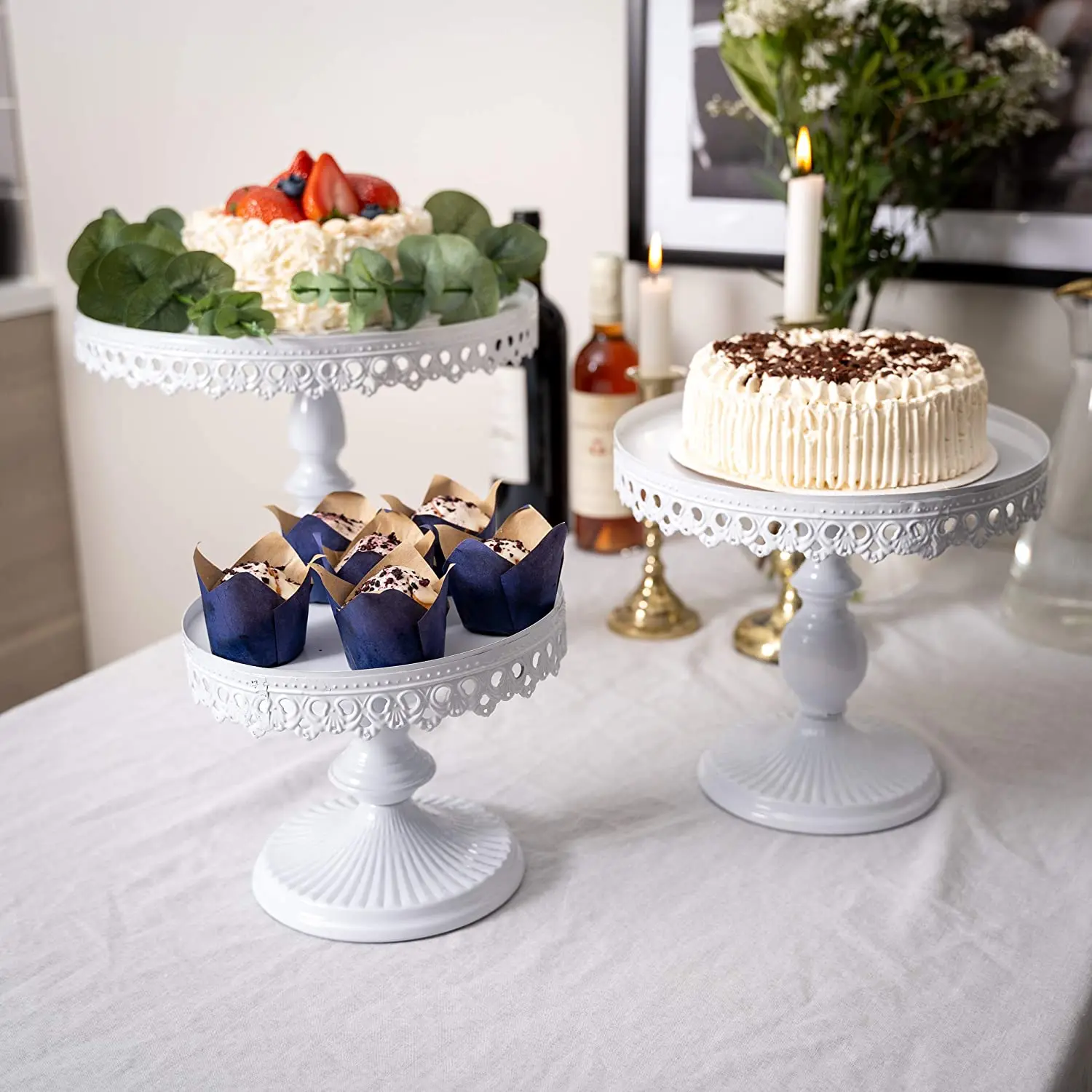 Metal Vintage Cake Stands
