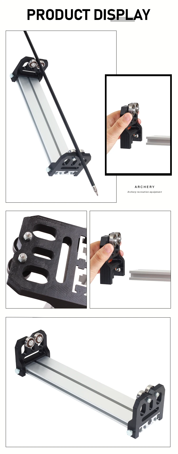 SPG Archery Arrow Straightness Inspector Tool - Check Spine Balance ...