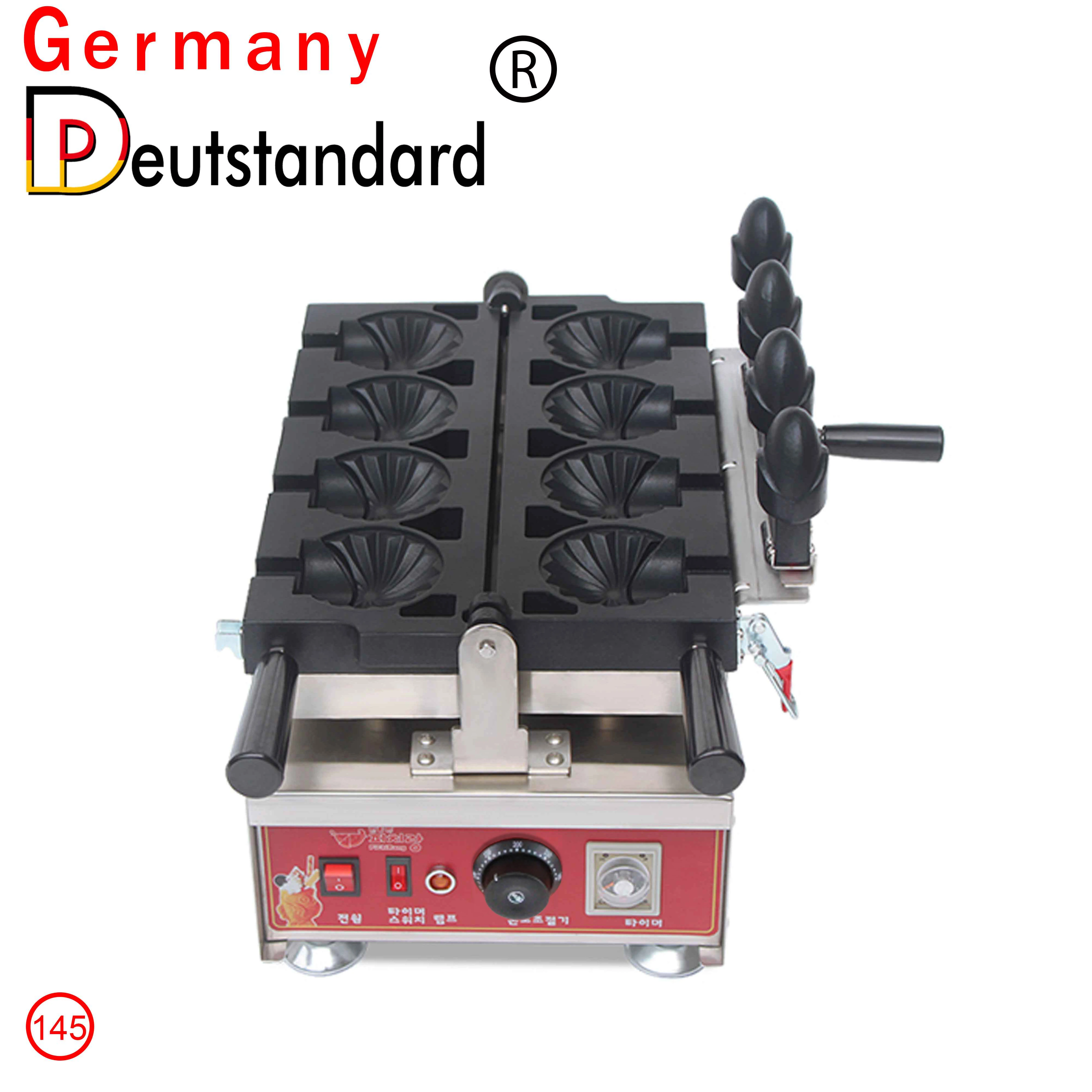 Taiwanese Snack Ice Cream Taiyaki Cone Maker Making Machine
