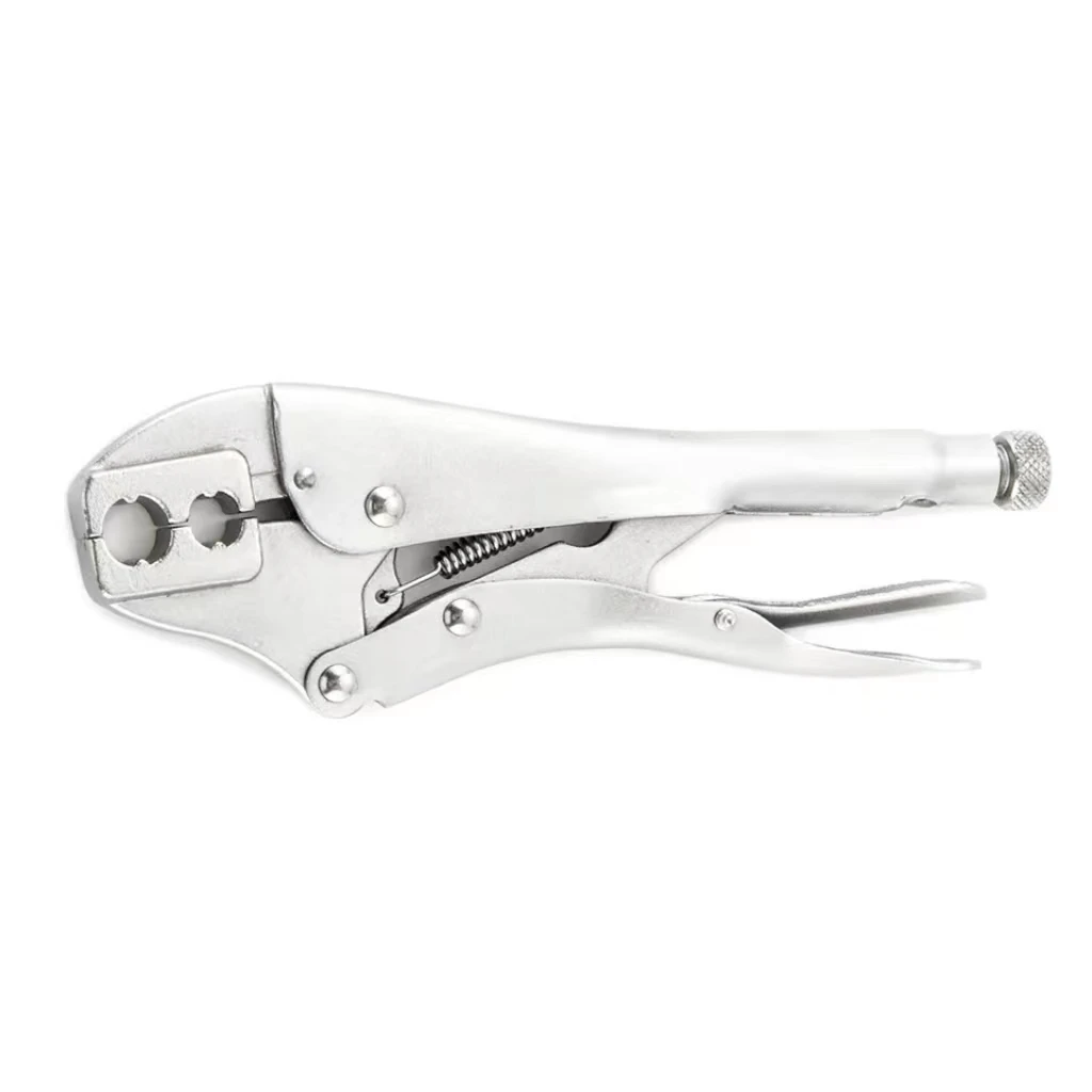 Two Holes Crimping Vice Grip Locking Plier - Buy Crimping Locking ...