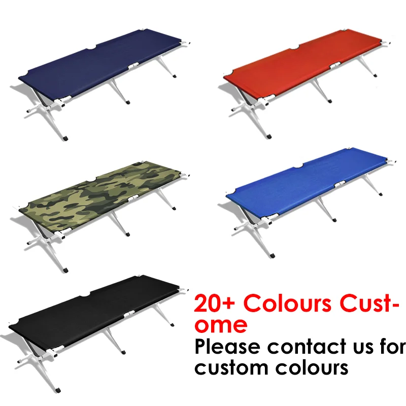Folding Portable Lightweight Camping Bed Single Cot 600d Carrying Bag ...