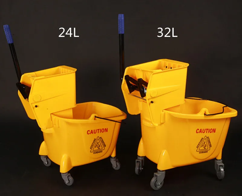 24l Side Press Wringer Mop Bucket - Buy Side Press Wringer Mop Bucket ...
