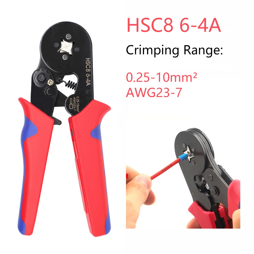 Multifunctional Wire Stripper Crimping Tool Kit,Hsc8 6-6/6-4a Pliers ...