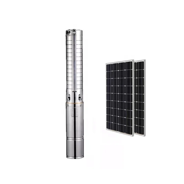 Deep Well Solar Powered Pump System DC Solar Borehole Pond Water Pumps ...