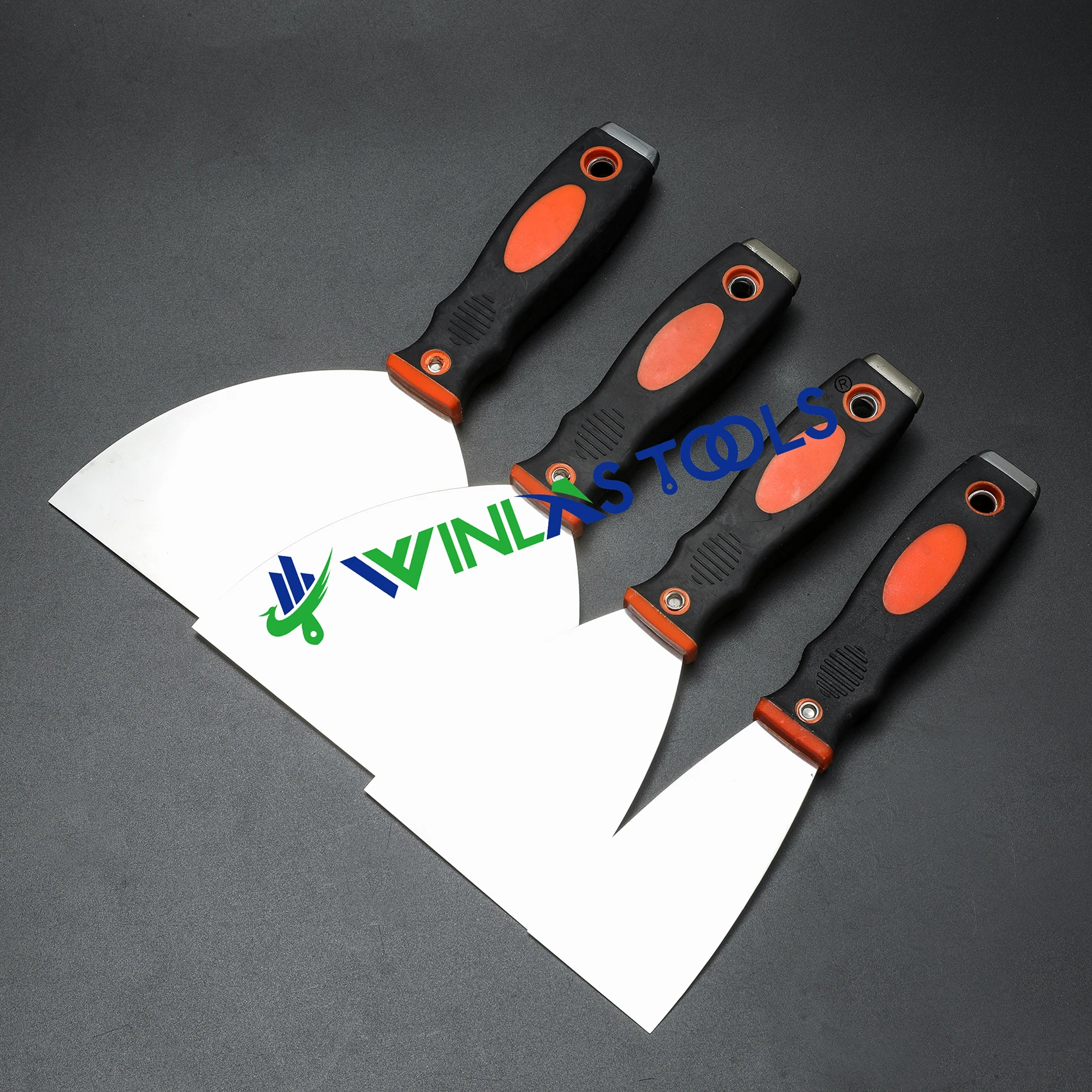 Factory Hot Sales Two-color Paint Scraper Putty Knifes Carbon Steel ...