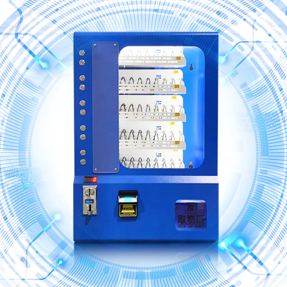 Coin Bill Operated Drink Snacks Vending Machine Smart Mini Laundry Soap ...