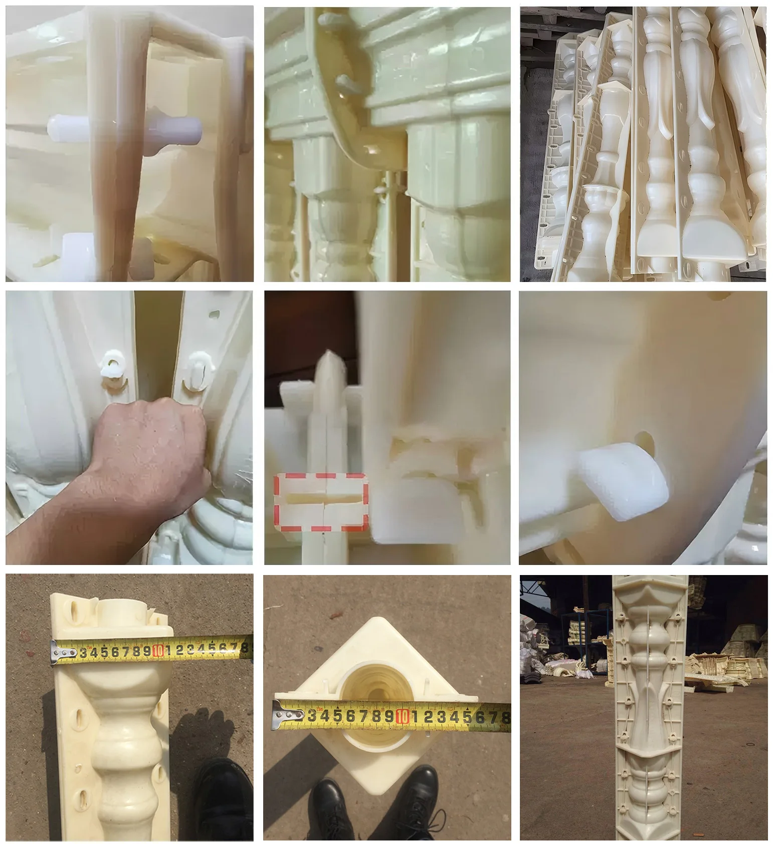 Classic Roman Baluster Mould Handrail Precast Concrete Steel Mold for ...