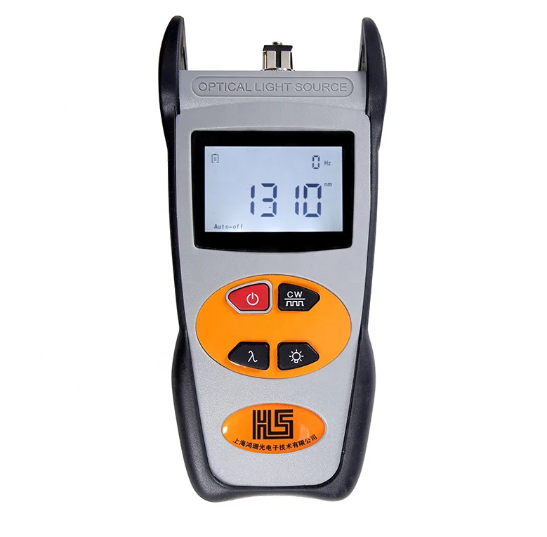 Handheld fiber optic Light Source power meter,optical laser light ...