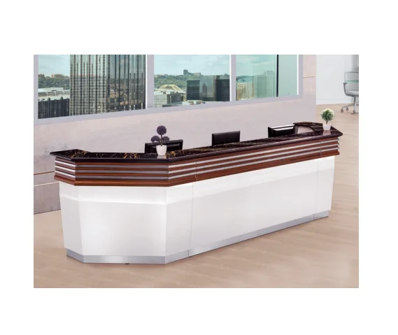 Modern Minimalist Mdf Front Desk Furniture For Office Hotel Lobby Gym ...