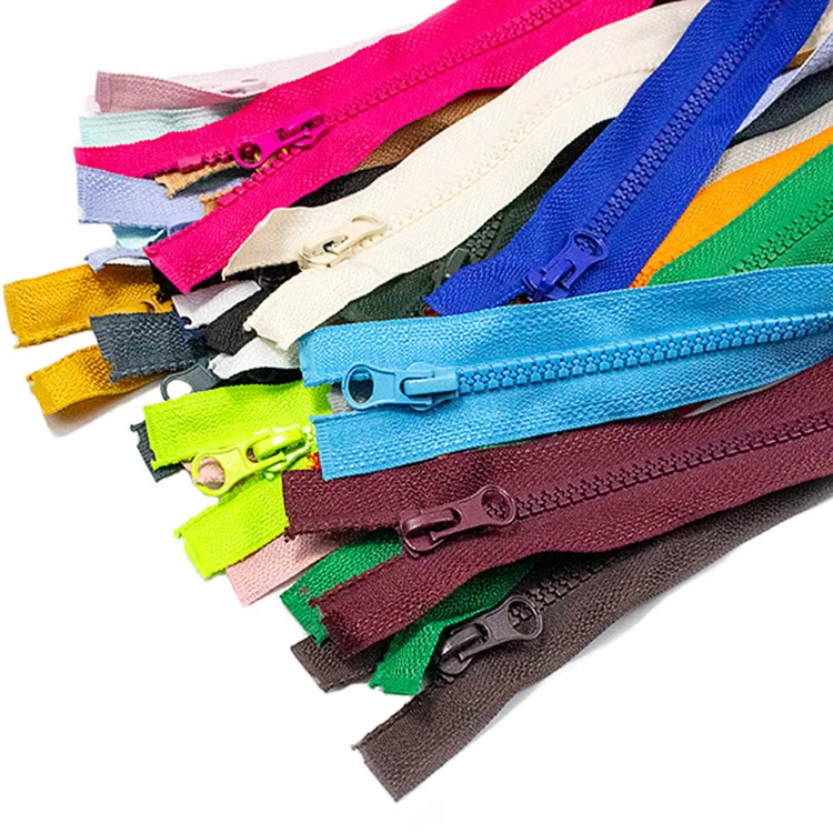 G&F Stock 5# Resin Zipper Clothing Color Accessories Double-end Two-way ...