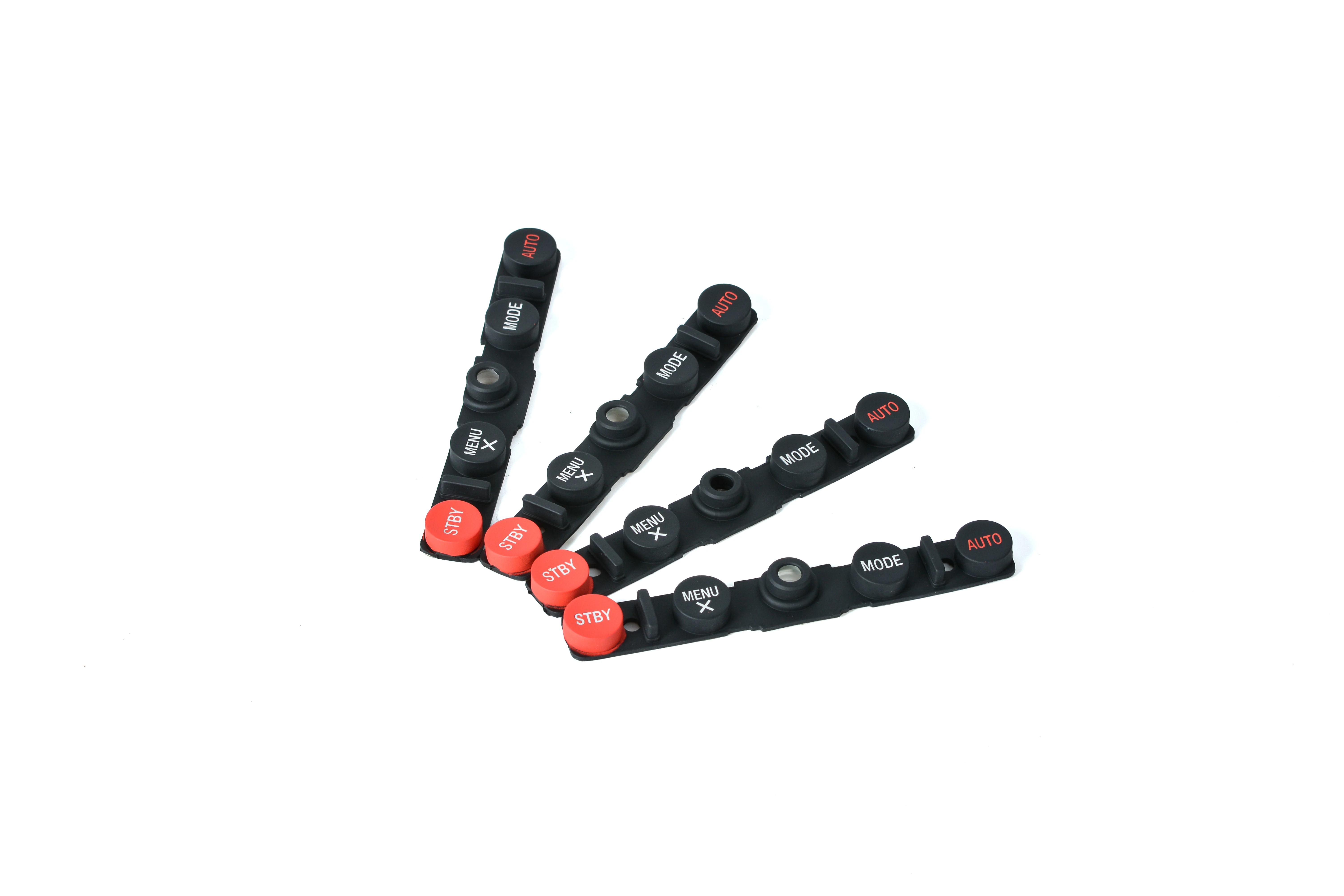 Customized Blank Keypad Flexible Key Overlay Rubber Button Keypads ...