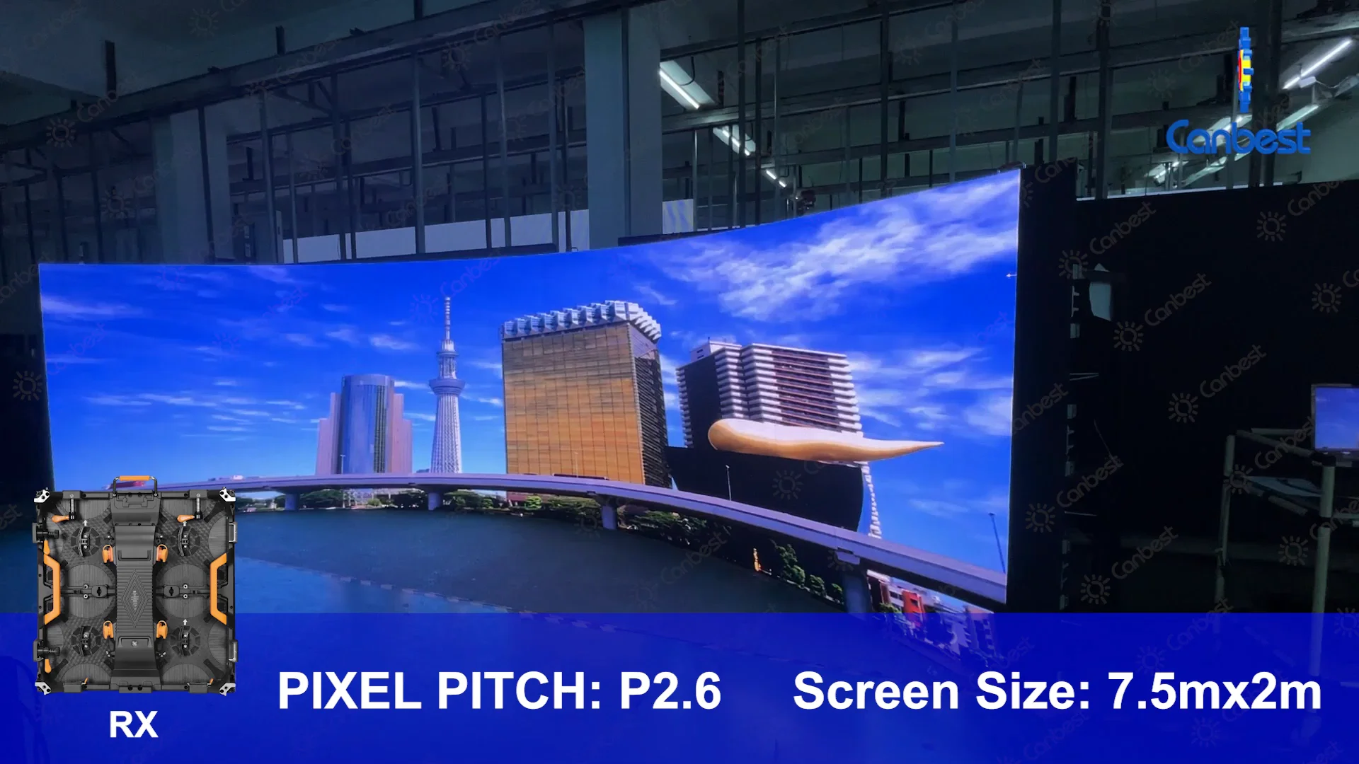 P2.6 Canbest Xr Led Wall Virtual Production 7680 Hz Led Display Screen ...