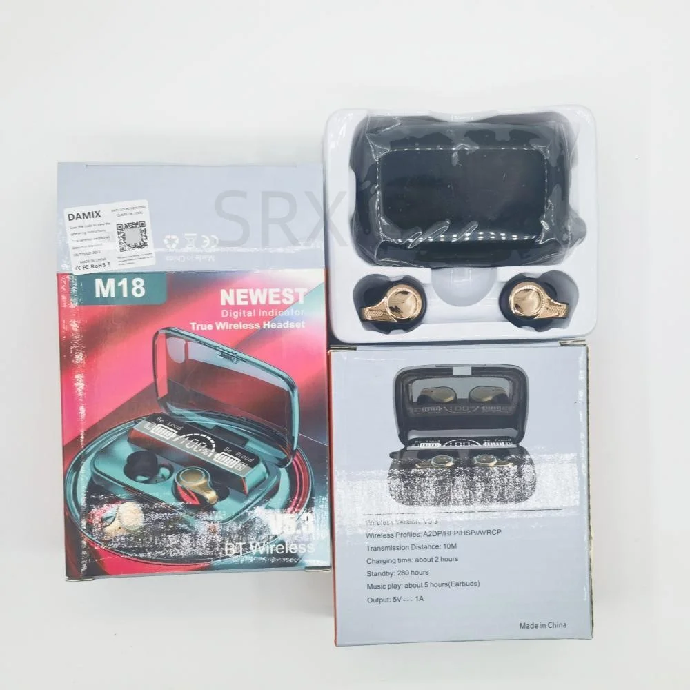 M18 Tws Wireless Earplugs Bt Earphone Wireless Earbuds Auriculares ...