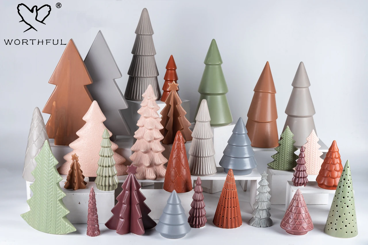 2021 Personalized Ceramic Christmas Trees - Worthful Ornament