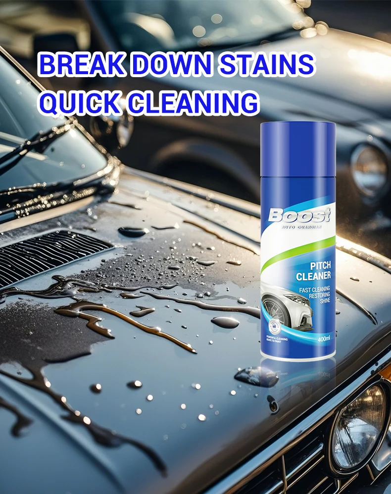Heavy Duty Pitch Cleaner Aerosol Spray for Automotive Care and Engine ...
